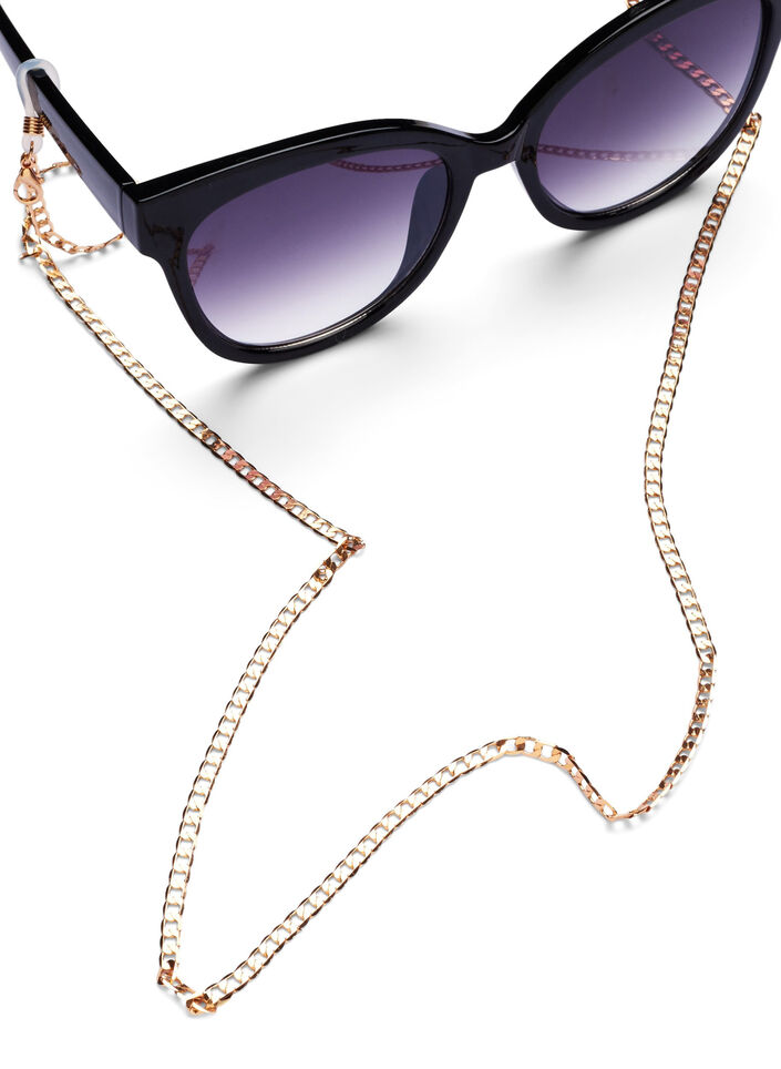 Gold-coloured multifunctional chain - Gold - Sz. One Size - Zizzifashion