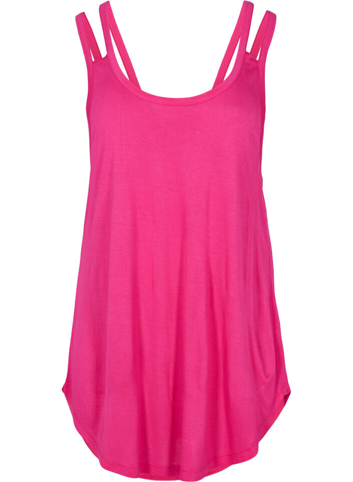 Viscose exercise top - Pink - Sz. 40-64 - Zizzifashion