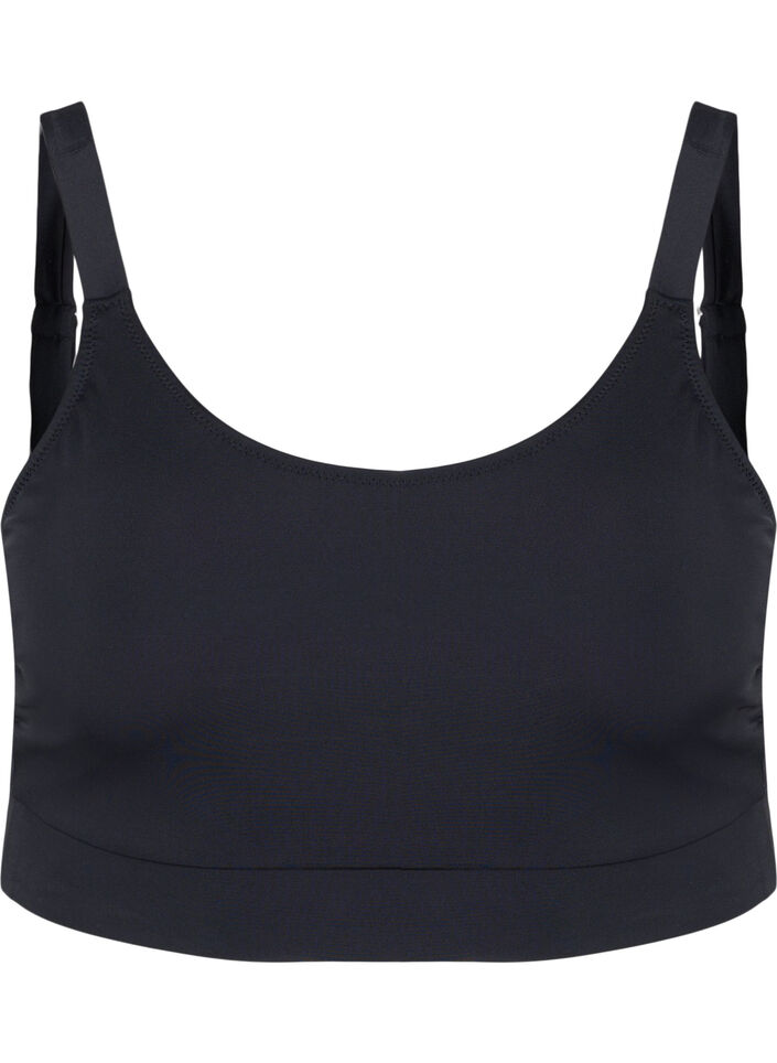 Bikini top with adjustable shoulder straps - Black - Sz. 42-60 ...