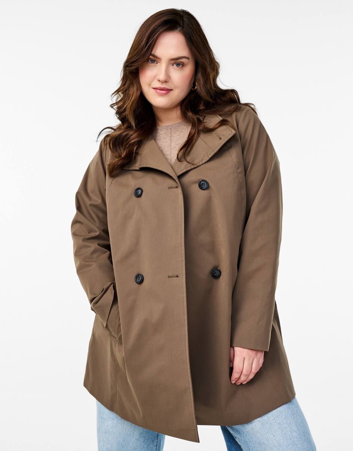 Women's Plus size A-line jackets (40-64) - Zizzifashion